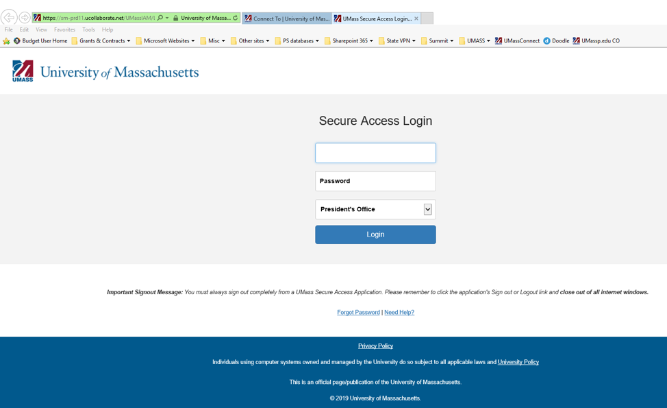 Install the UM-Plan Windows Client | University of Massachusetts Office ...
